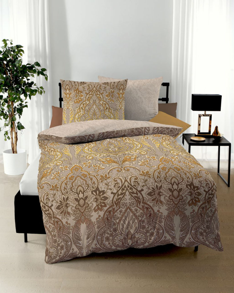 Kappel Ornament Gold-beige - bettenrudigier.com